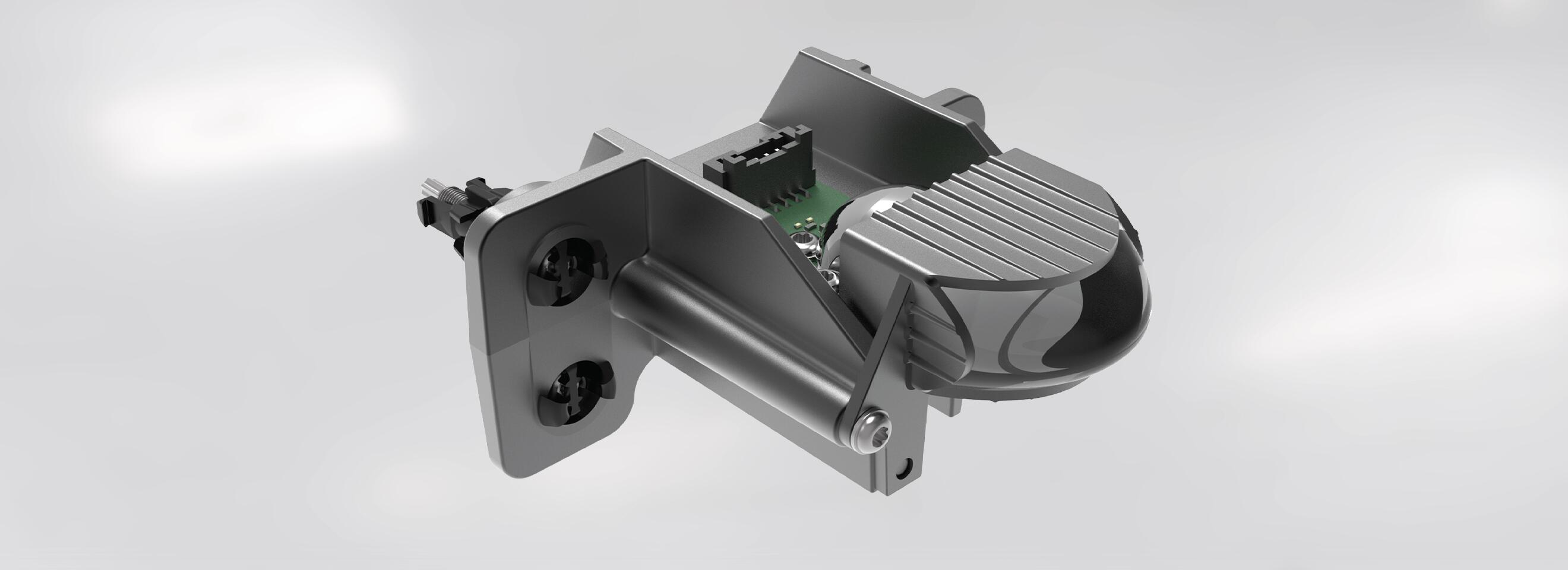 A LED lighting module with integral heatsink and adjustment system ...